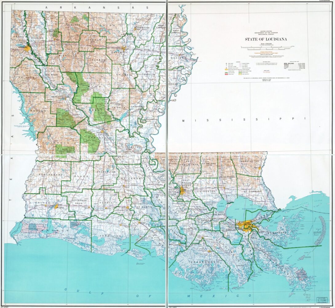 On the Shapes of Parishes - 64 Parishes
