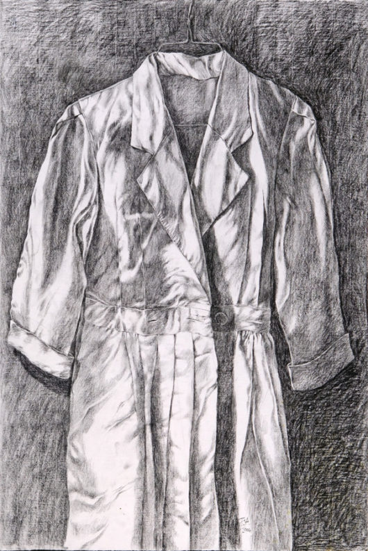 Nurse Uniform II, 2006 Charcoal and pencil - 64 Parishes